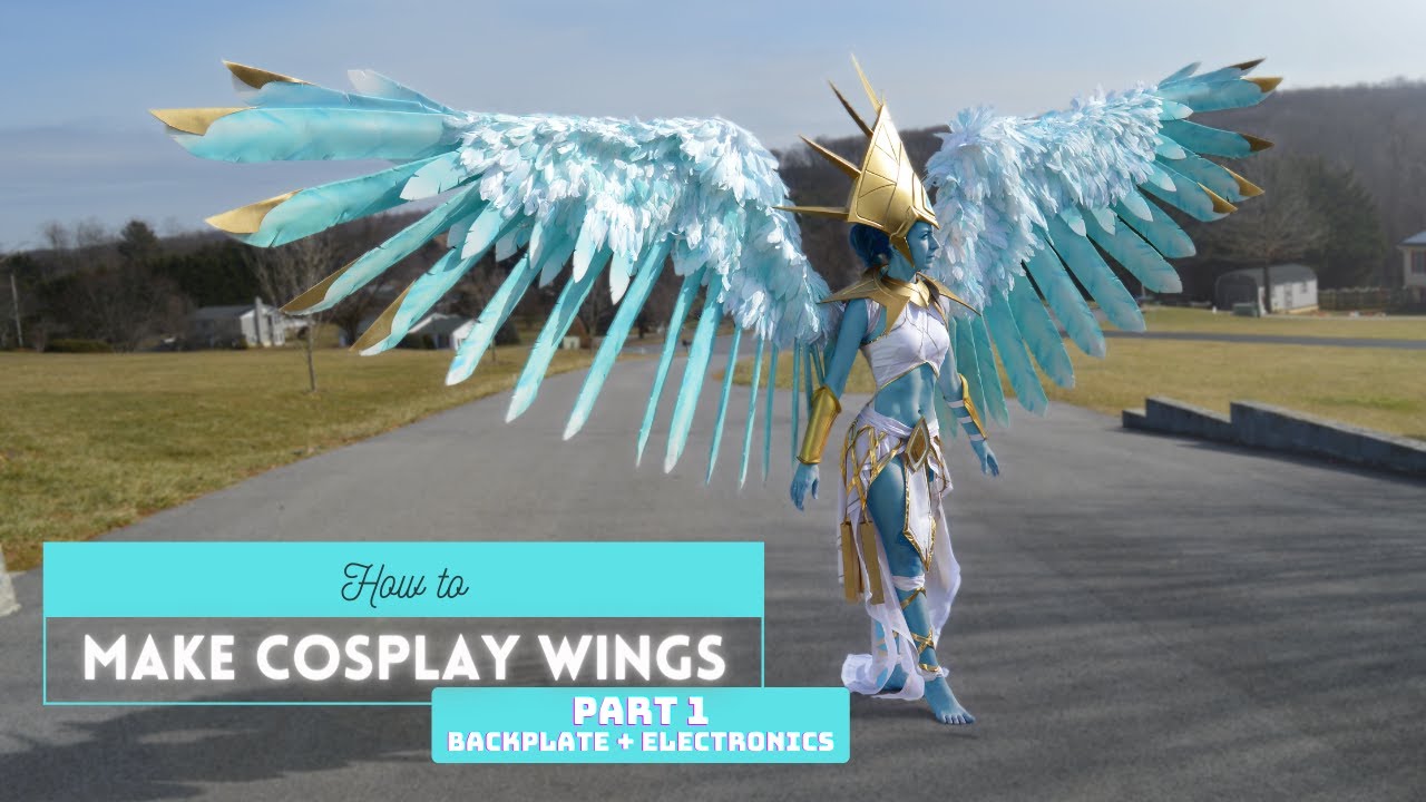 How to Make Cosplay Wings: Part 1 - YouTube