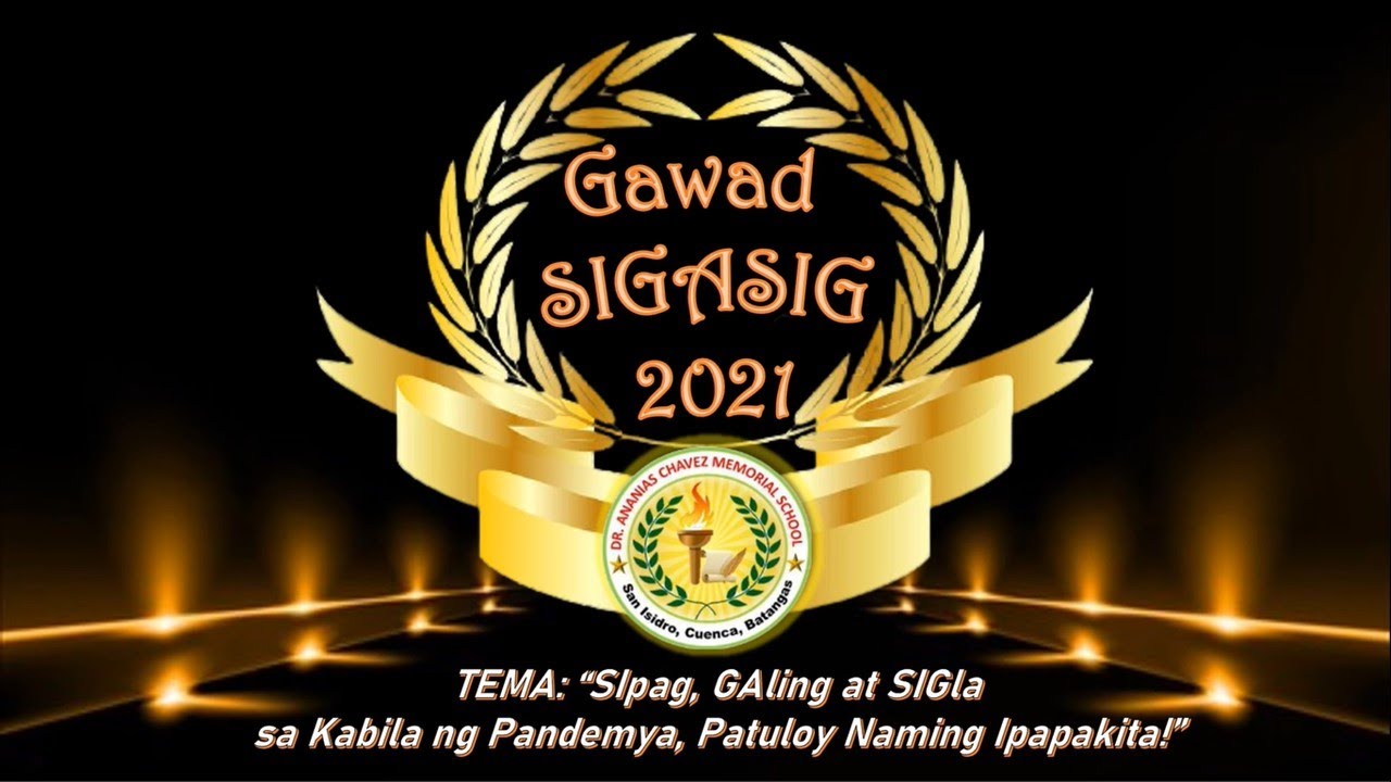 Gawad SIGASIG 2021 DACMS Sir Win TV - YouTube