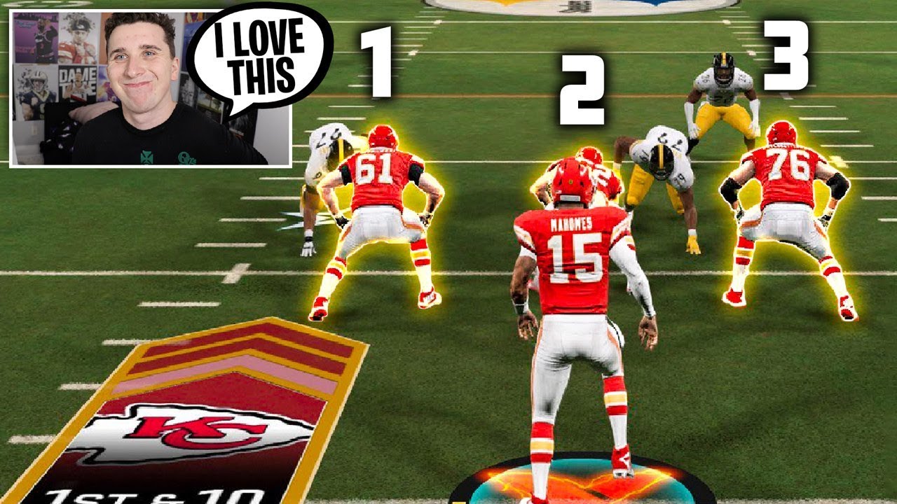 I built a scheme with the weirdest formation in madden, and I love it ...