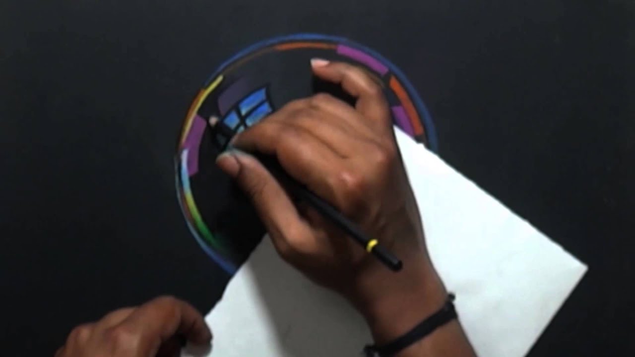 Soap Bubble Drawing - Time Lapse | Hyper Realistic | Trick Art - YouTube