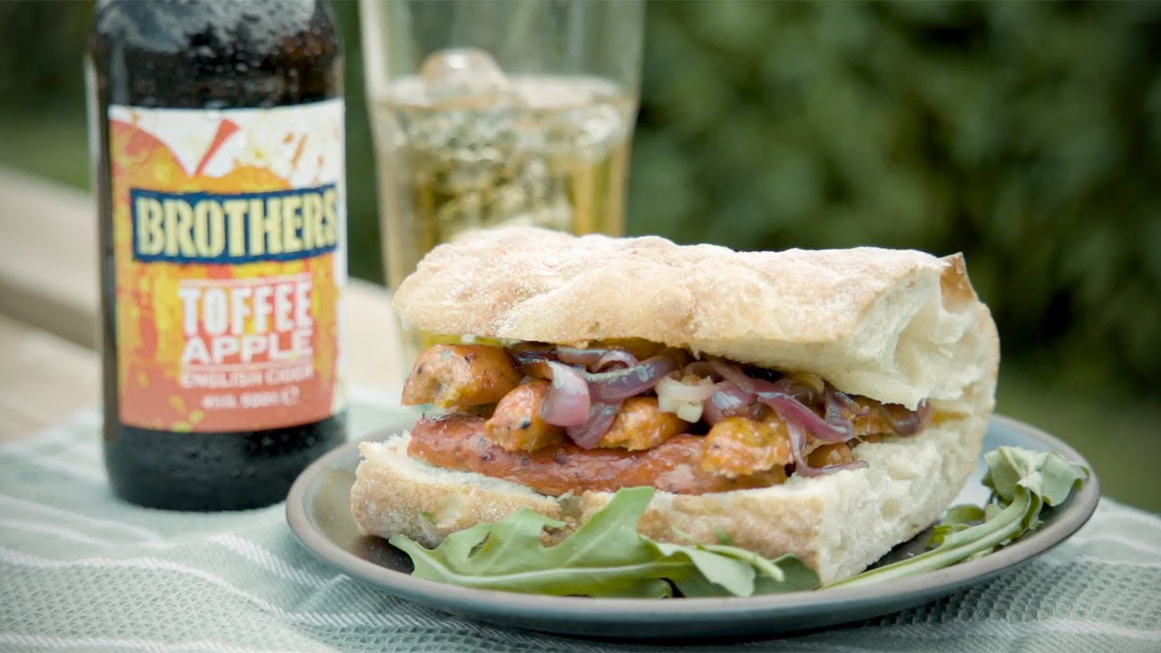 Cider Glazed Vegan Hot dogs - YouTube