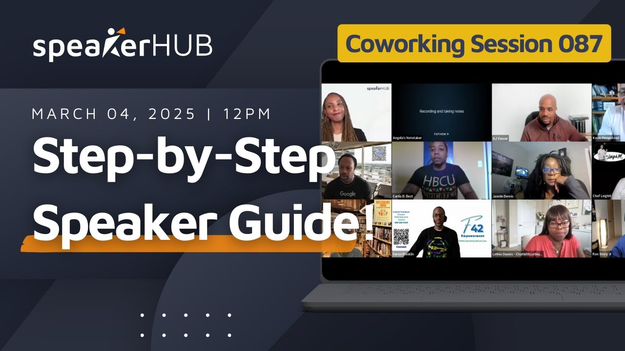 Your First SpeakerHub Pitch: How to Get Started & Win Gigs! - YouTube