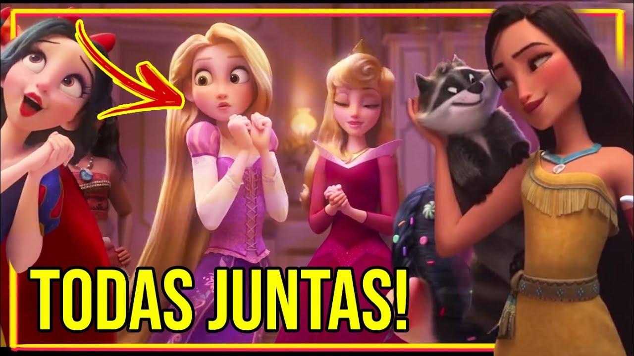 AS PRINCESAS VÃO APARECER EM DETONA RALPH 2!! - YouTube