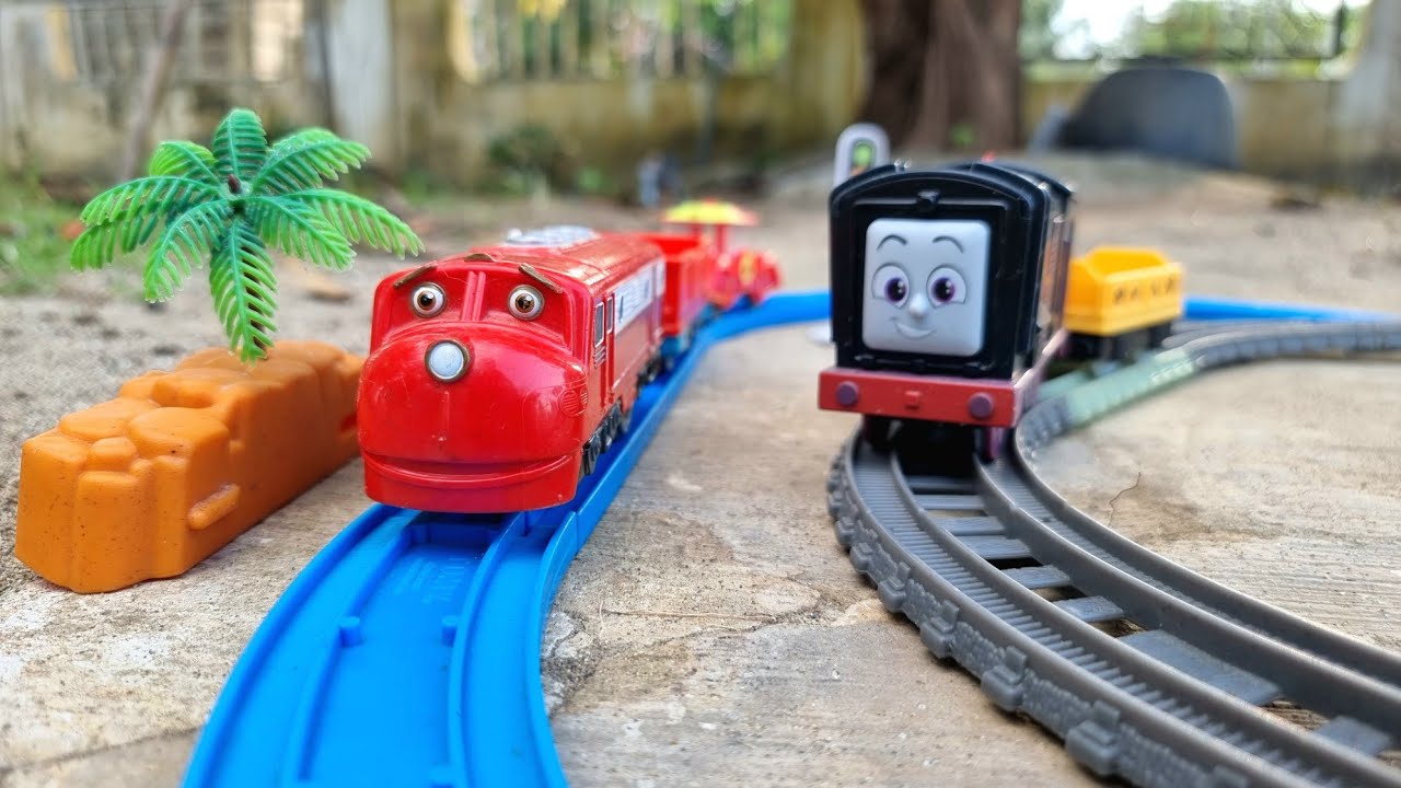 Merakit Mainan Kereta Api Wilson Chuggington Series, Kereta Api Diesel ...