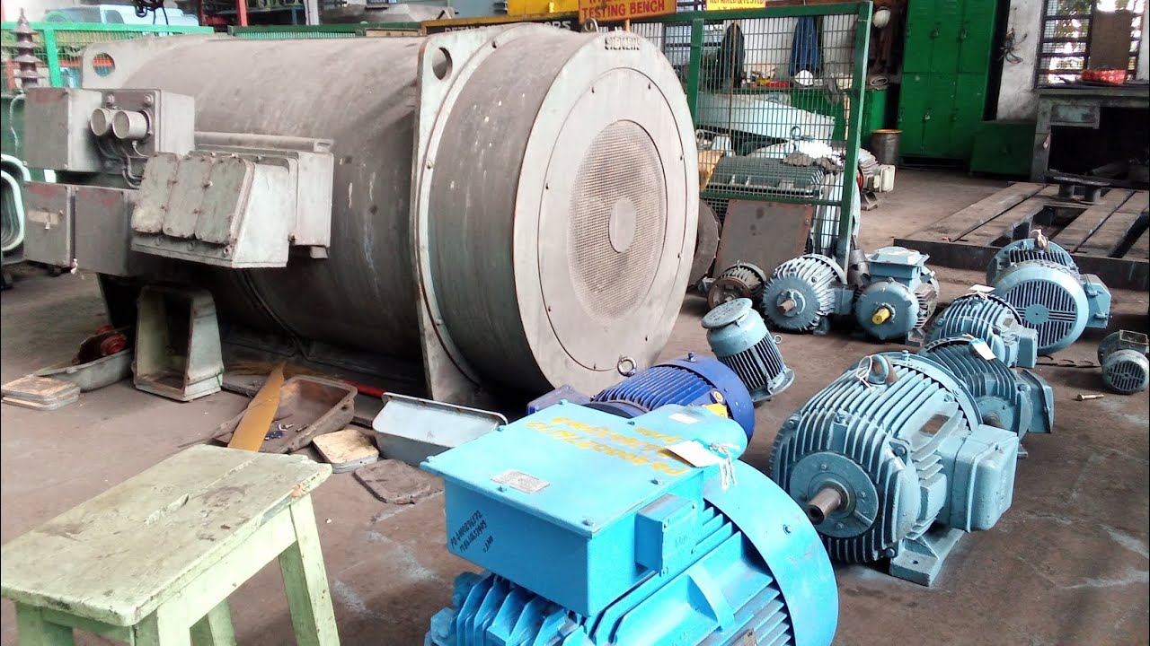 HT & LT Motors repair workshop #ntpc - YouTube