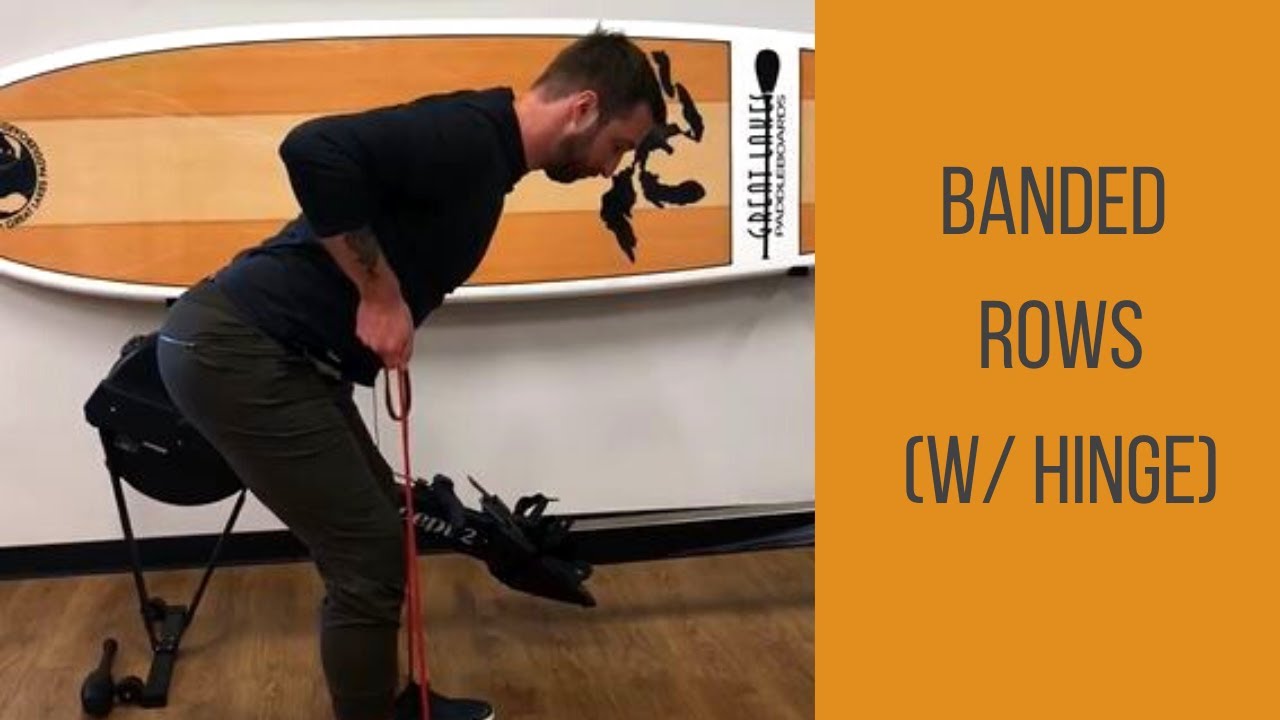 How To Perform The Banded Row (w/ Hinge) - YouTube
