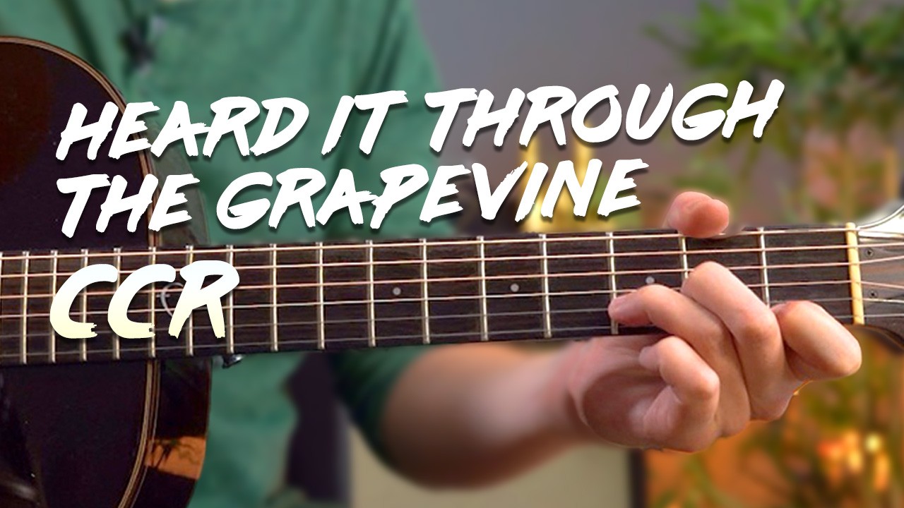 Play I Heard It Through The Grapevine with EASY Chords! - YouTube