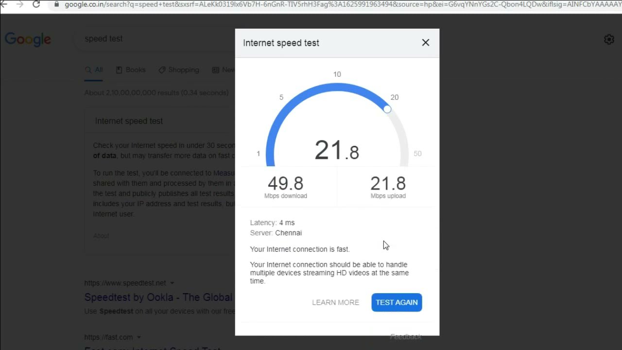 Hathway 40 Mbps unlimited plan review | hathway speed test results ...