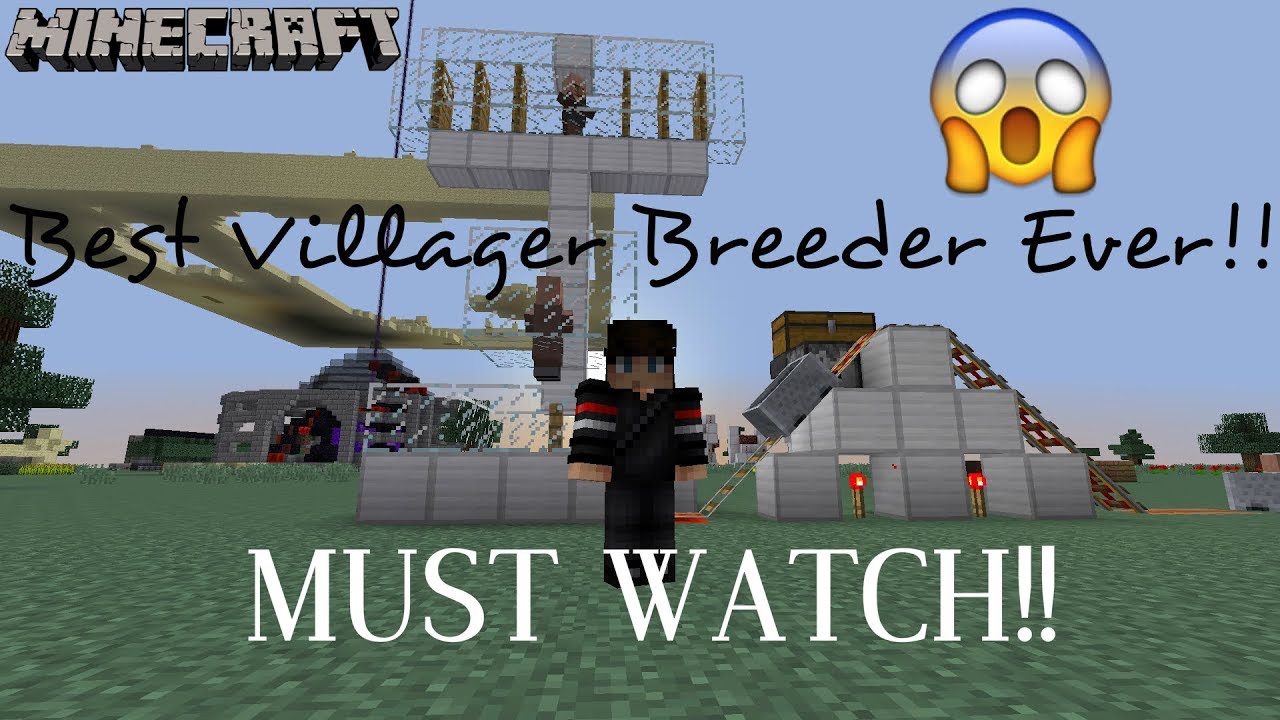 BEST Villager Breeder Tutorial EVER! | Minecraft Java 1.13! - YouTube