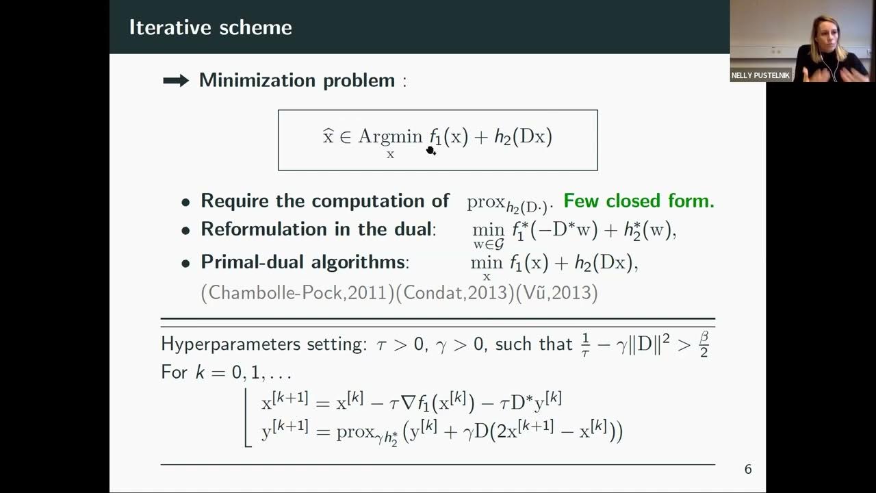 Nelly Pustelnik, "Gradient versus proximal activation of Deep Primal ...