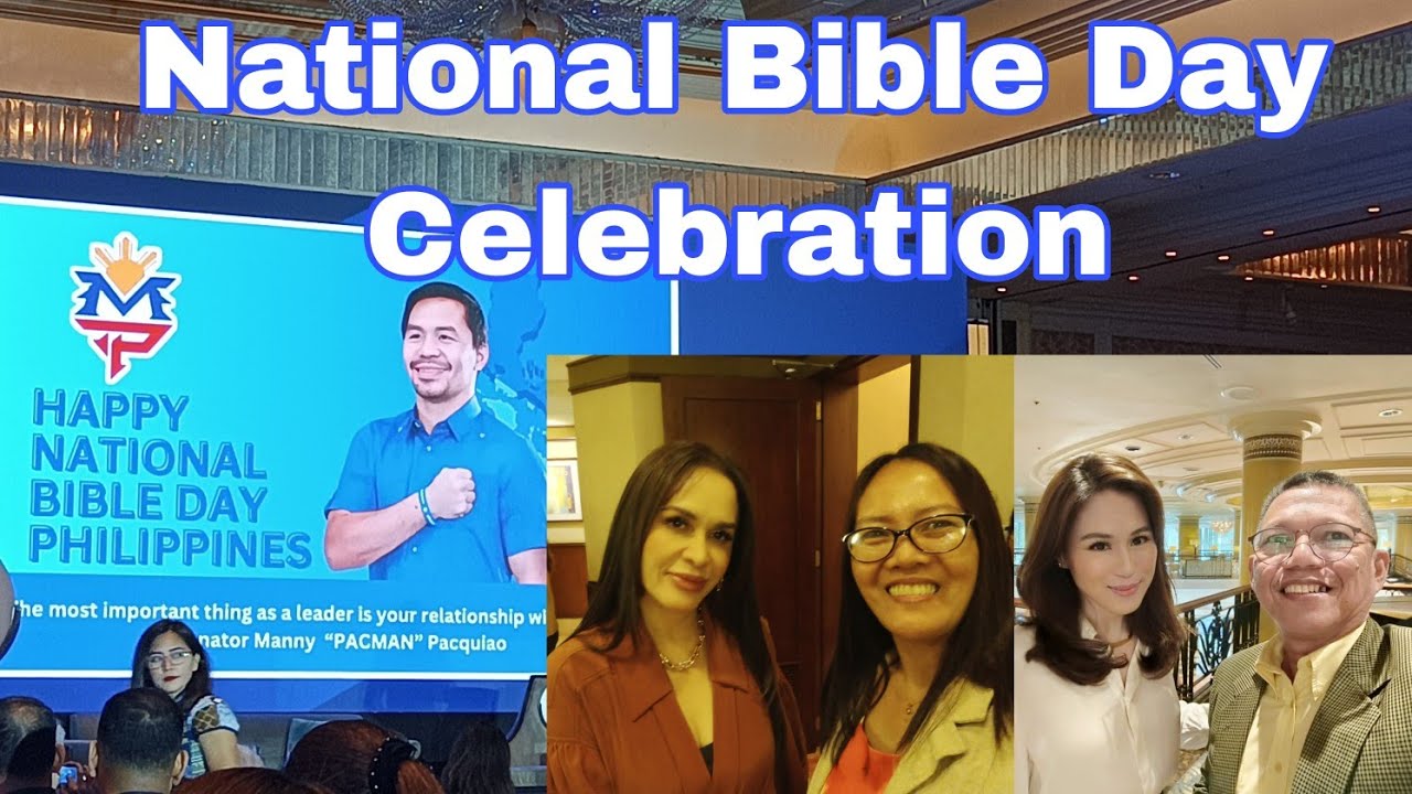 NATIONAL BIBLE DAY CELEBRATION | CHRIST IS THE CENTER | WITH SEN. MANNY ...