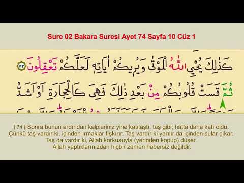 BAKARA SURESİ 10.SAYFA İSHAK DANIŞ