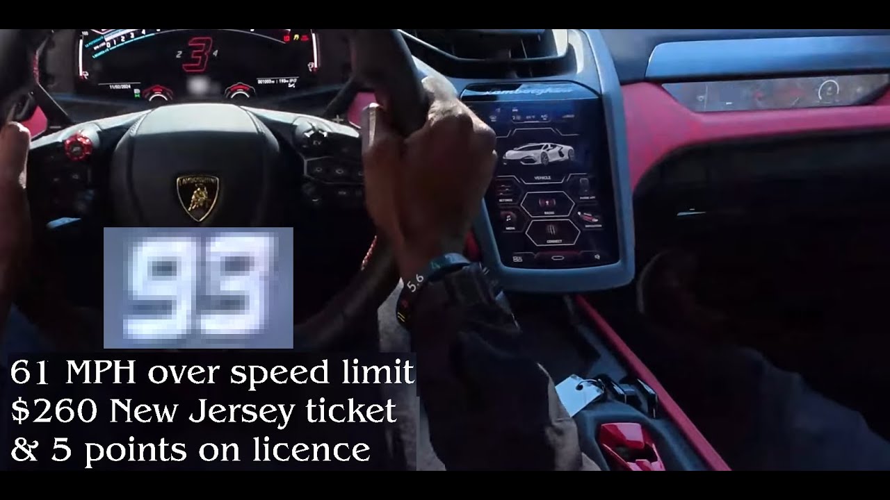 MKBHD Marques Brownlee HD Speeding incident in 3 frames, 96 MPH in a 35 ...