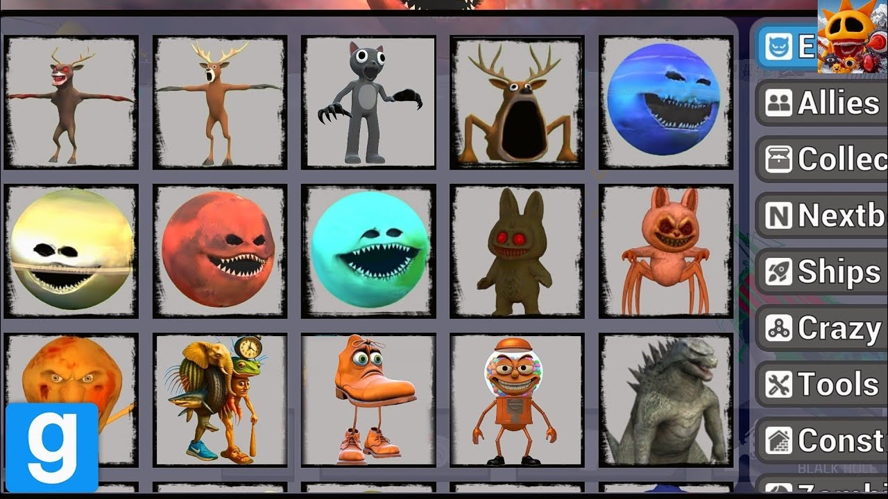 Sandbox in space updated new deer monster wakes up monster italian ...