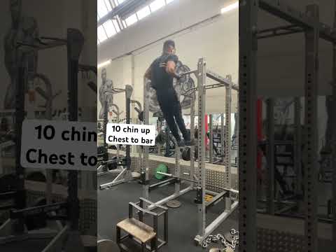 10 chin up chest to bar - YouTube