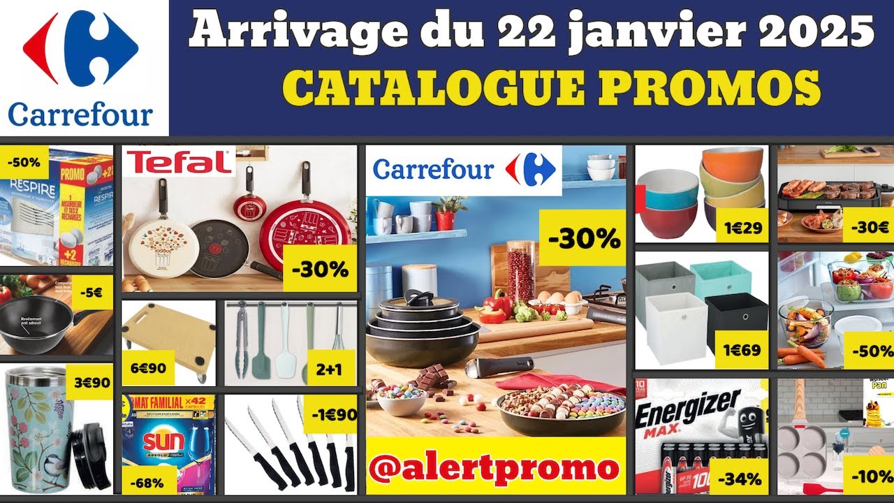 catalogue carrefour spécial maison du 22 janvier 2025 Arrivage cuisine ...