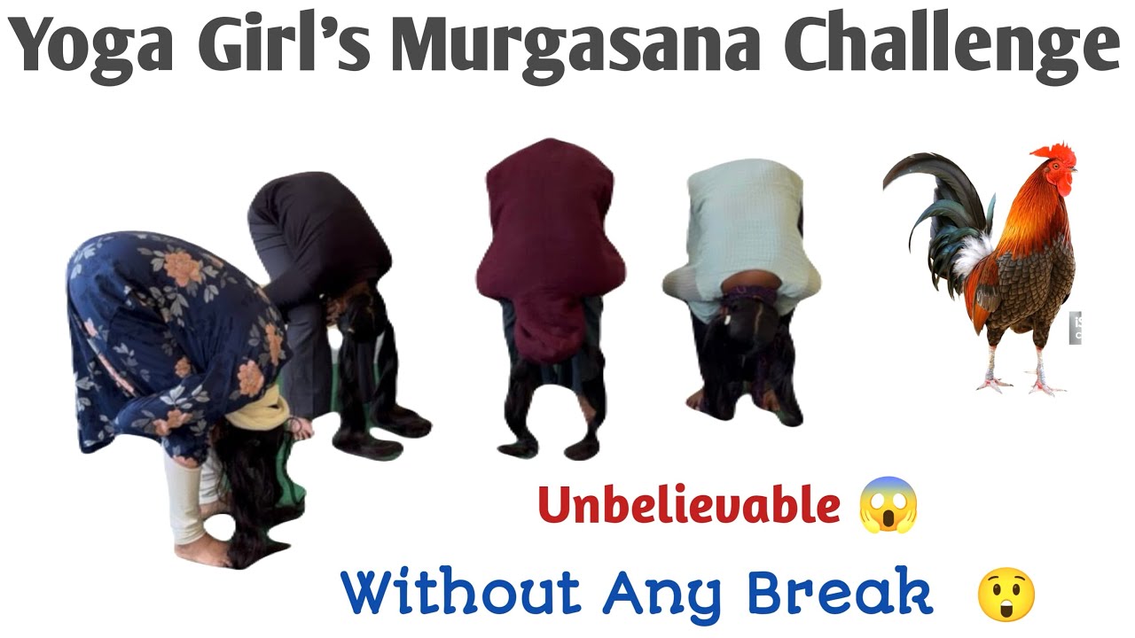 Yoga Girl's Murgasana Challenge |Unbelievable 😳 | Without Any Break 😱 ...