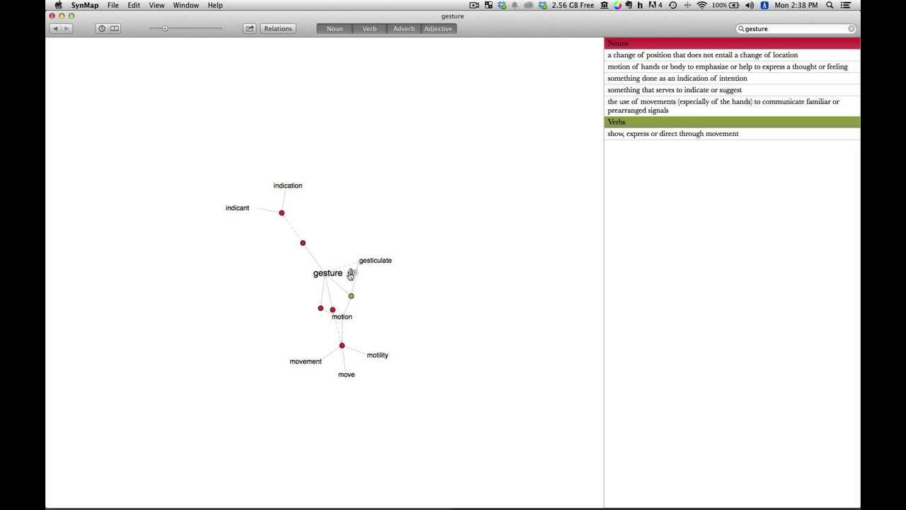 WordNet, SynMap - YouTube
