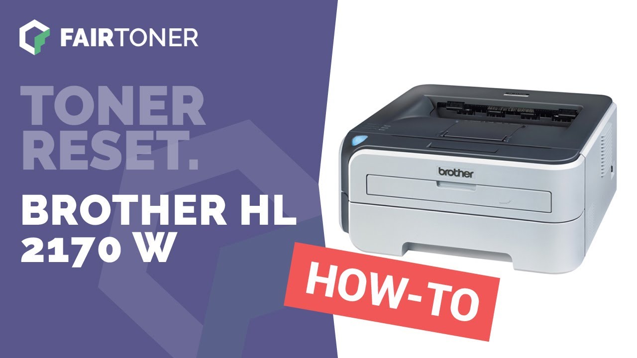 Anleitung: Brother HL-2170 W Toner Reset 🛠 - YouTube