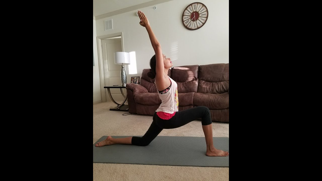 Lower body pain yoga for beginners/ low lunge pose yoga/ hamstring pain ...