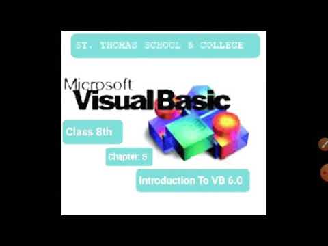 Introduction to Visual Basic For Class 8 : Chapter 5 - YouTube