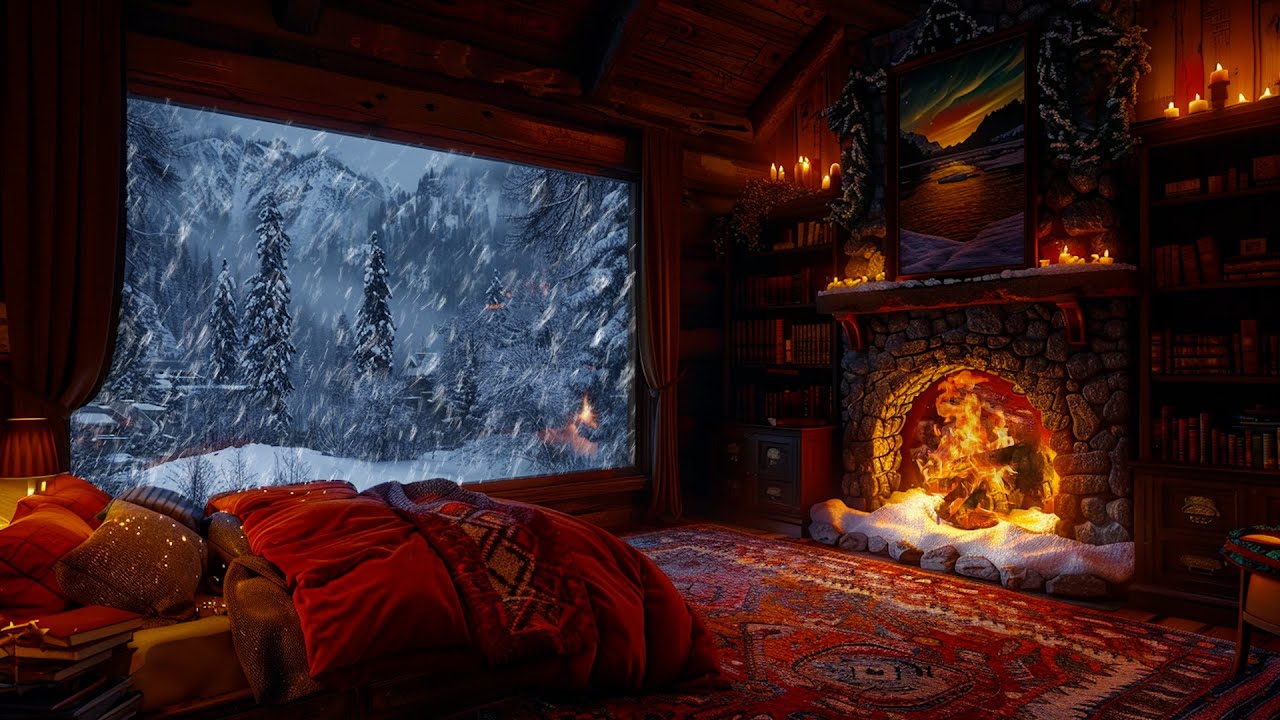 All You Need To Fall Asleep: Relaxing Litter And Fireplace Sounds At ...