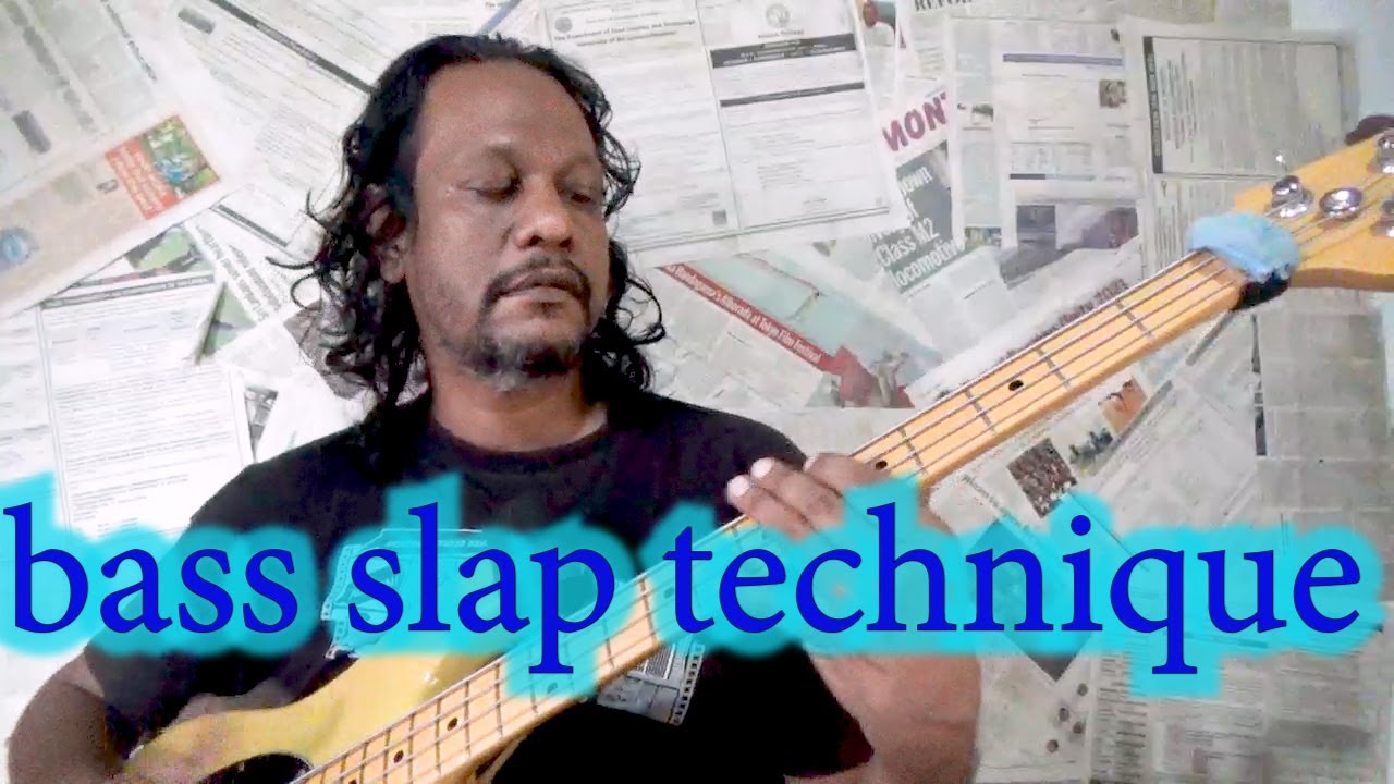 Bass Slap Technique (tony M- Music Production) - YouTube