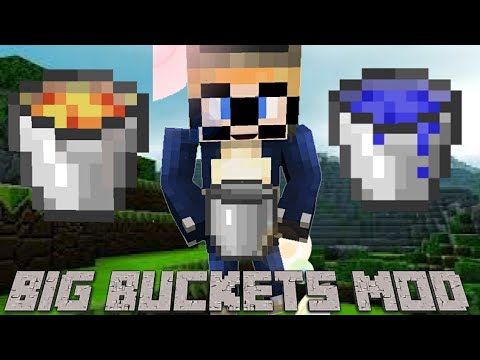 Lleva lava y agua más fácilmente /Big Buckets Mod Para Minecraft 1.16.1 ...