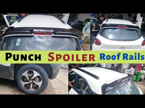 2022 Tata Punch Roof Rails | Spoiler | wheel Caps ...