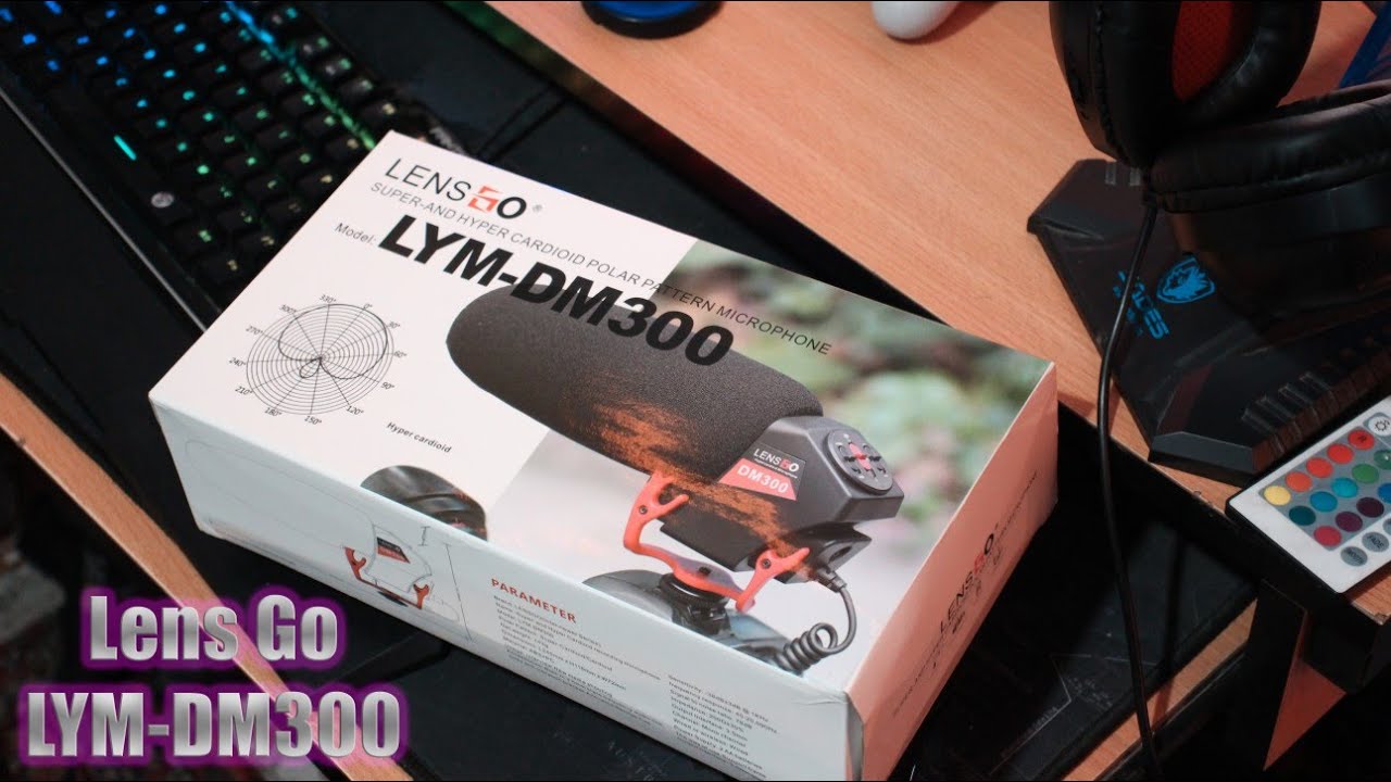 مراجعة واختبار مايك Lens go lym-Dm300 الصوت المثالي لليوتيوب - YouTube