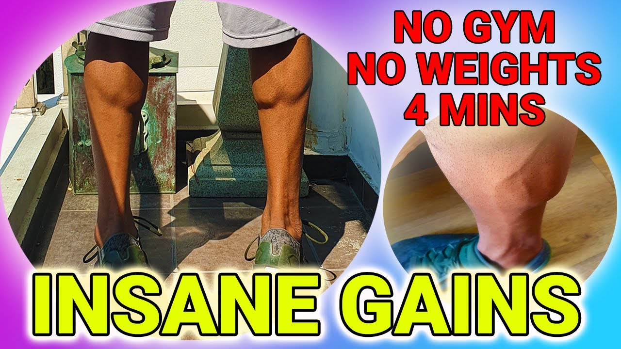 Fit Ekata INSANE CALF GAINS only 4 mins a day - YouTube