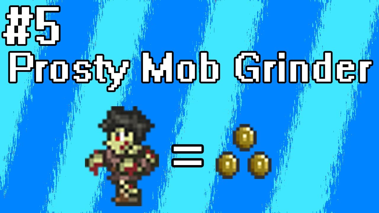 Poradnik Terraria [5] - Prosty Mob Grinder - YouTube