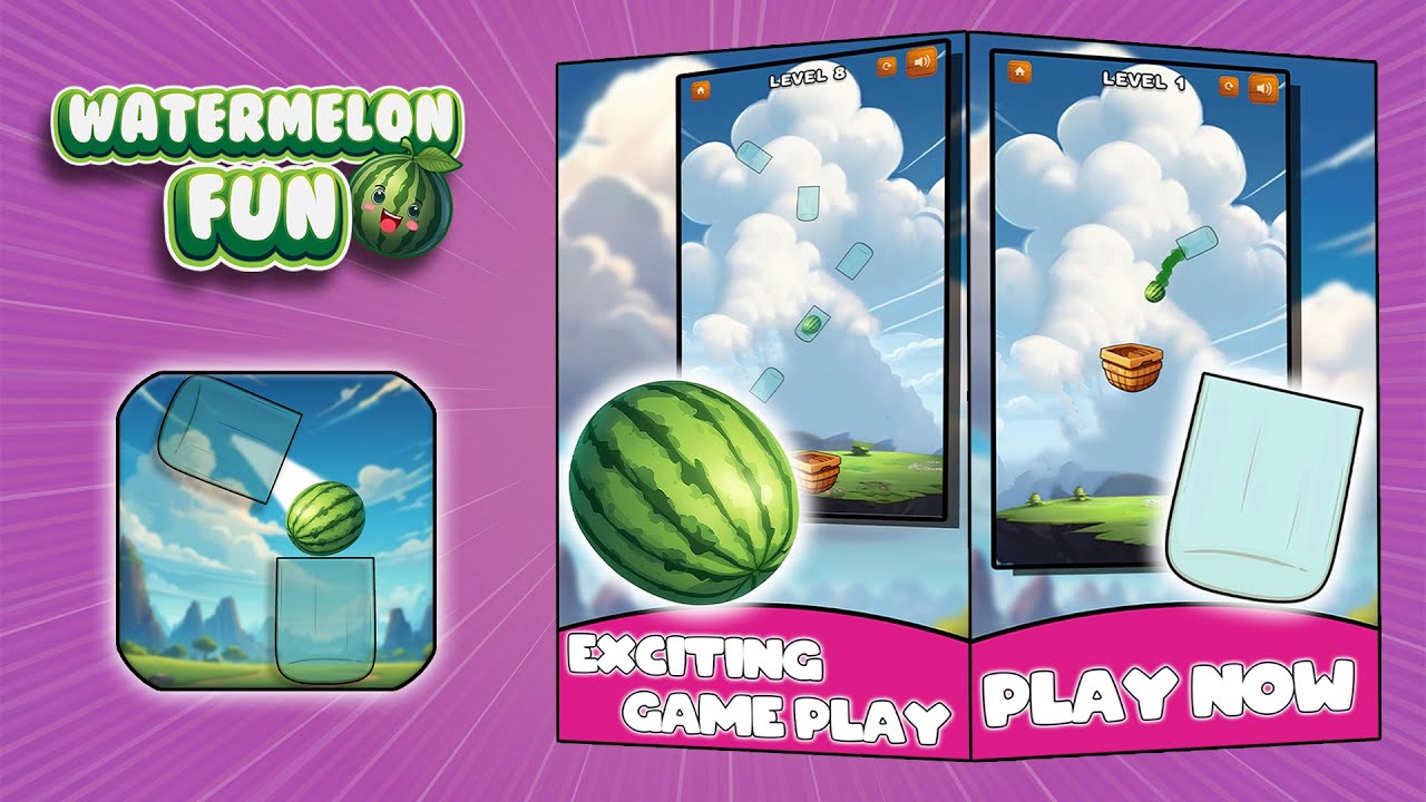 Watermelon Fun || Gameplay Video || #2dgames #2dgameplay - YouTube