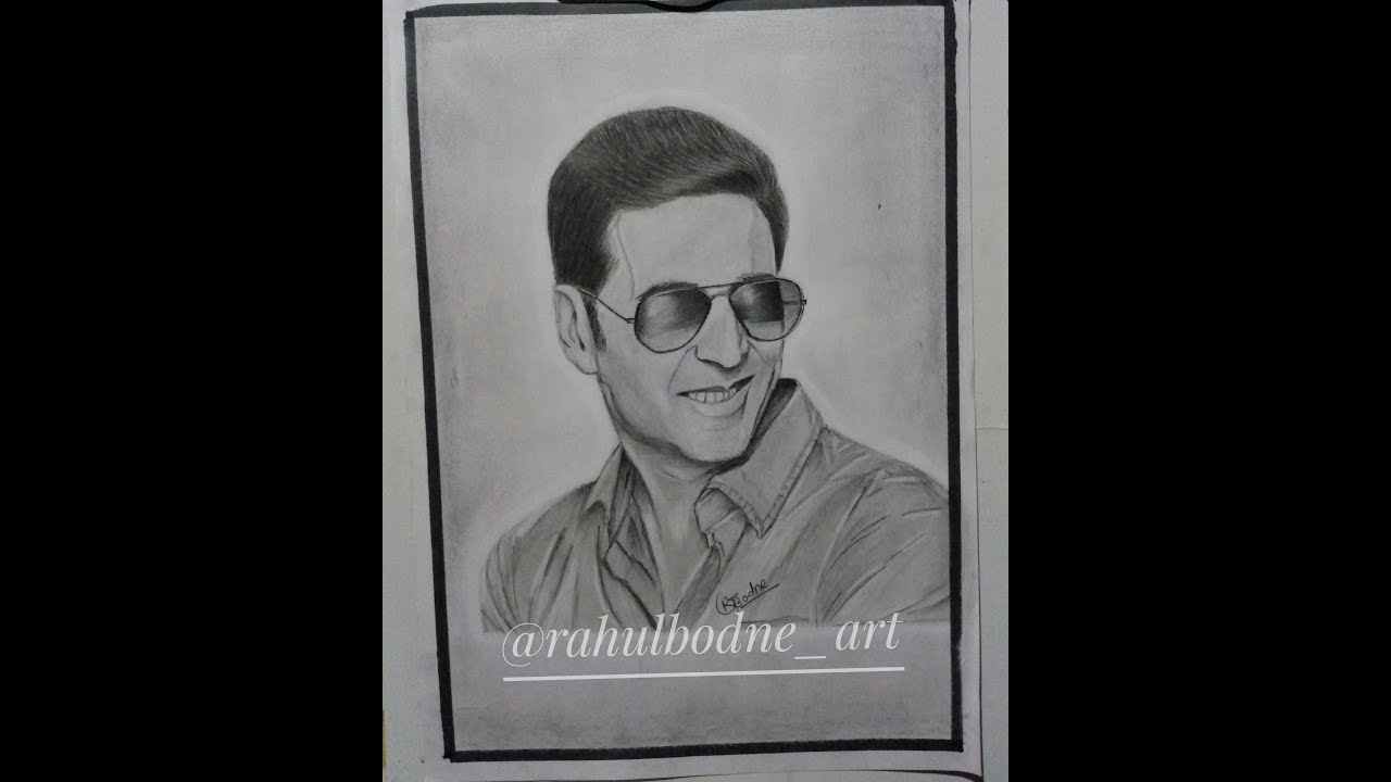 Drawing Akshay kumar sketch/ realistic Sketch / pencil drawing/ best ...