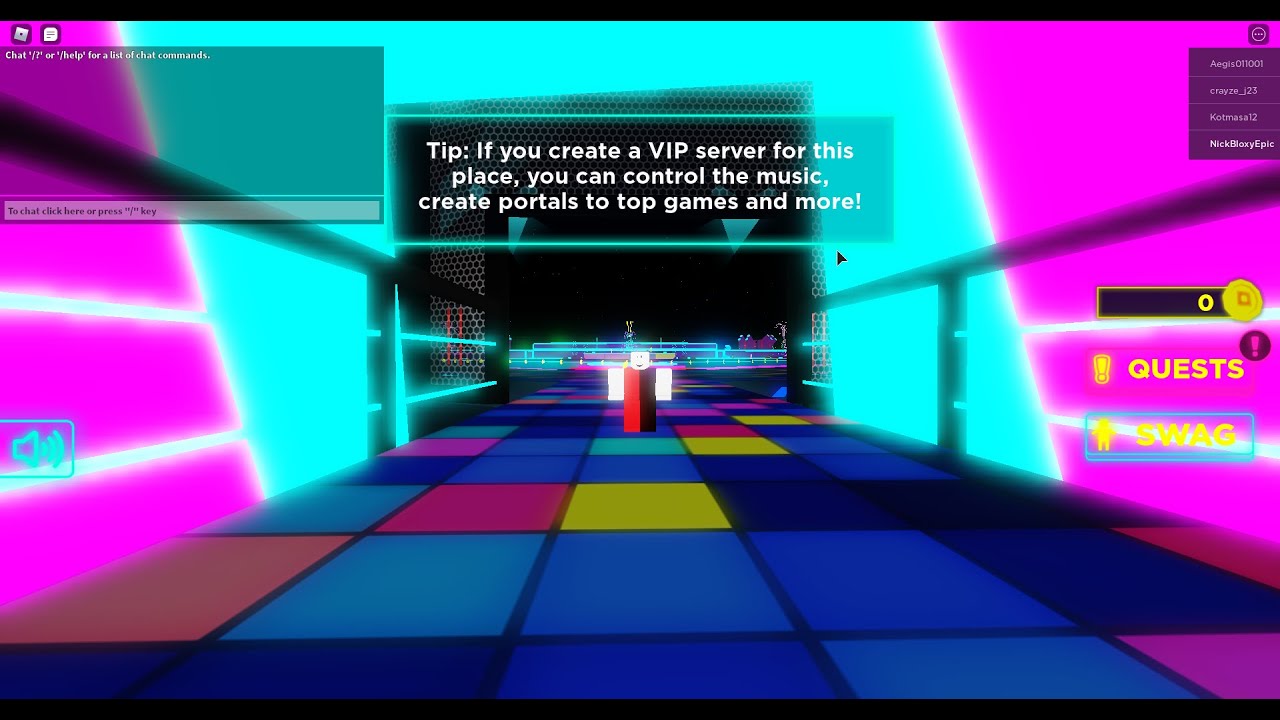 ROBLOX party place | NEOn lights - YouTube