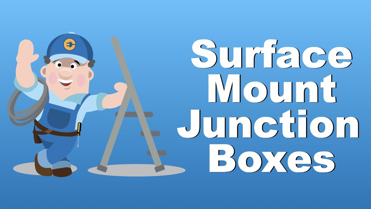 How To Surface Mount a Junction Box - YouTube