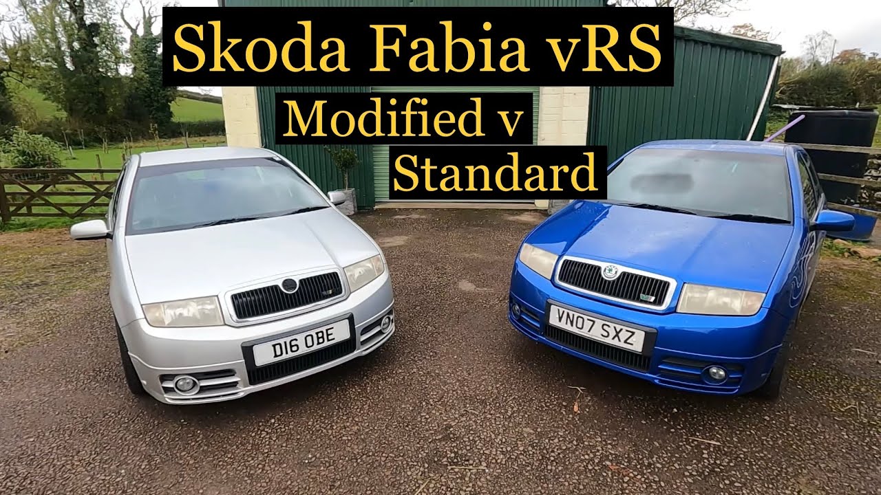 Skoda Fabia vRS: Standard v Modified. Which is best? - YouTube