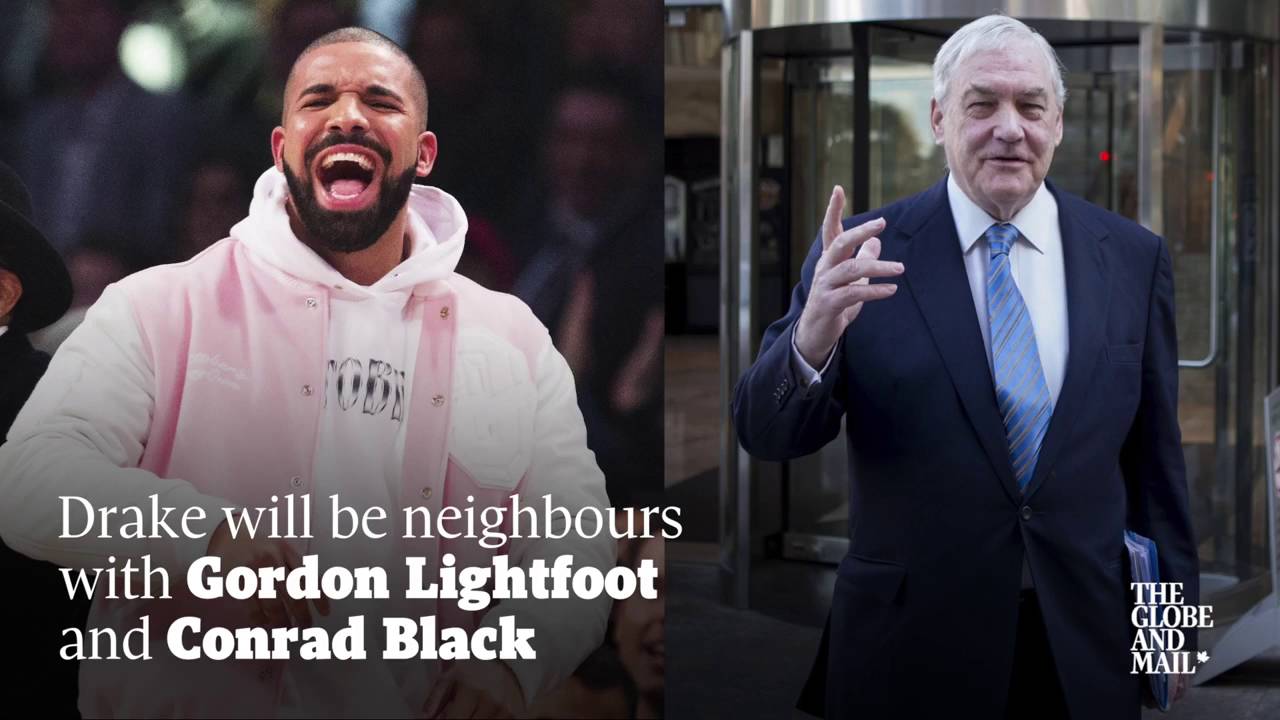 Drakes new Bridle Path mega mansion in Toronto - YouTube