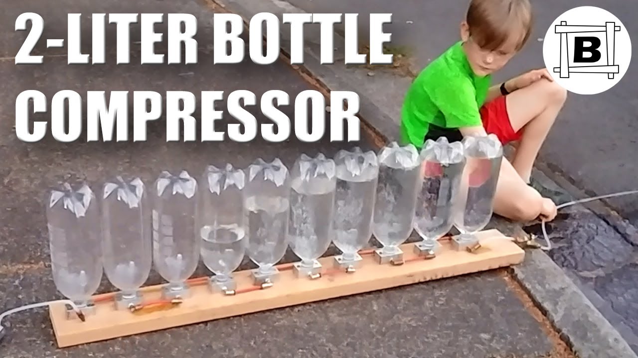 2 Liter Bottle Compressor (No Moving Parts) - YouTube