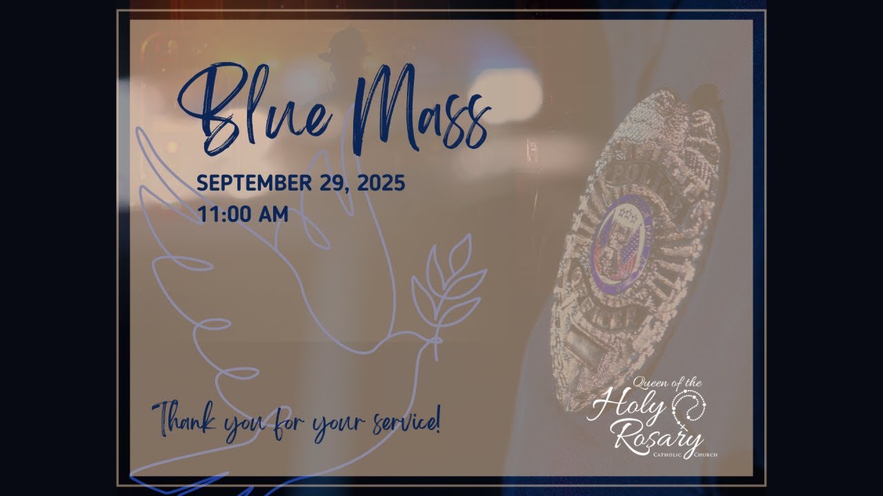 Holy Mass - Blue Mass - September 29, 2025 - YouTube