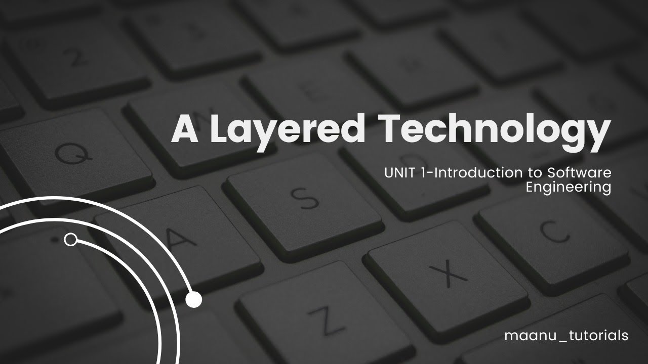 1.5 - A layered Technology in software engineering - YouTube