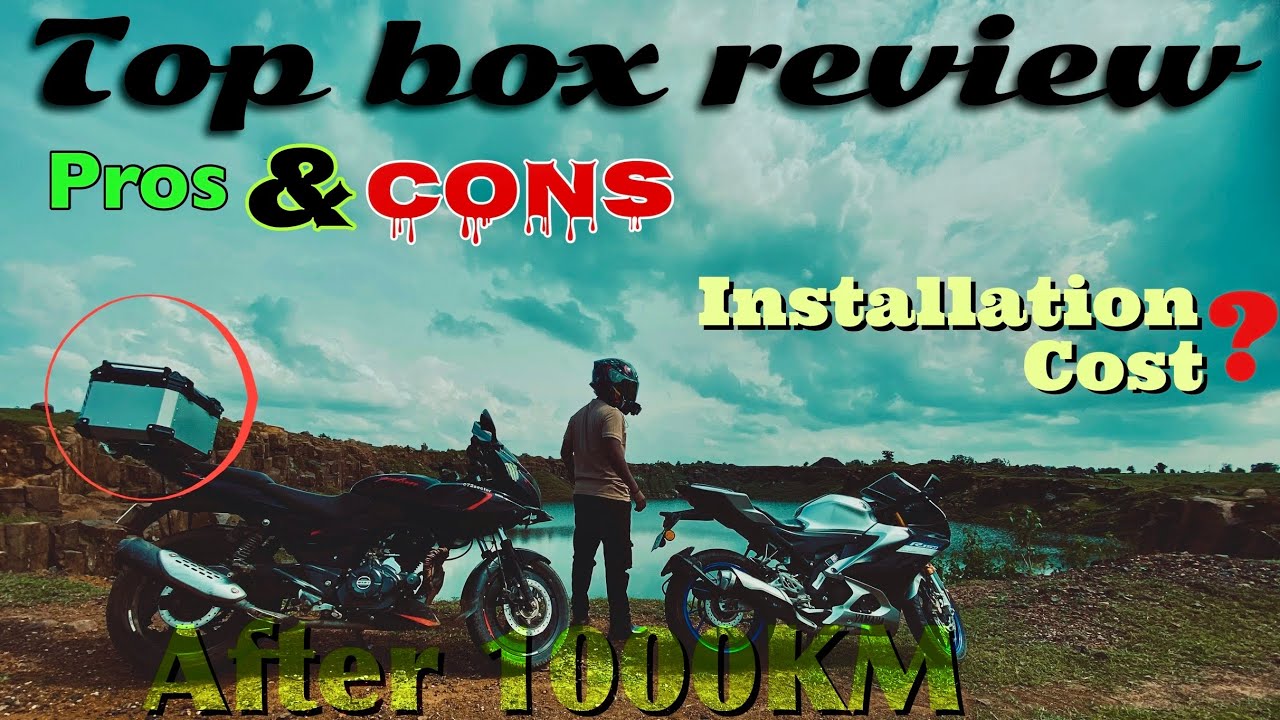 Top box installation & Review | After 1000KM | pros & cons ...