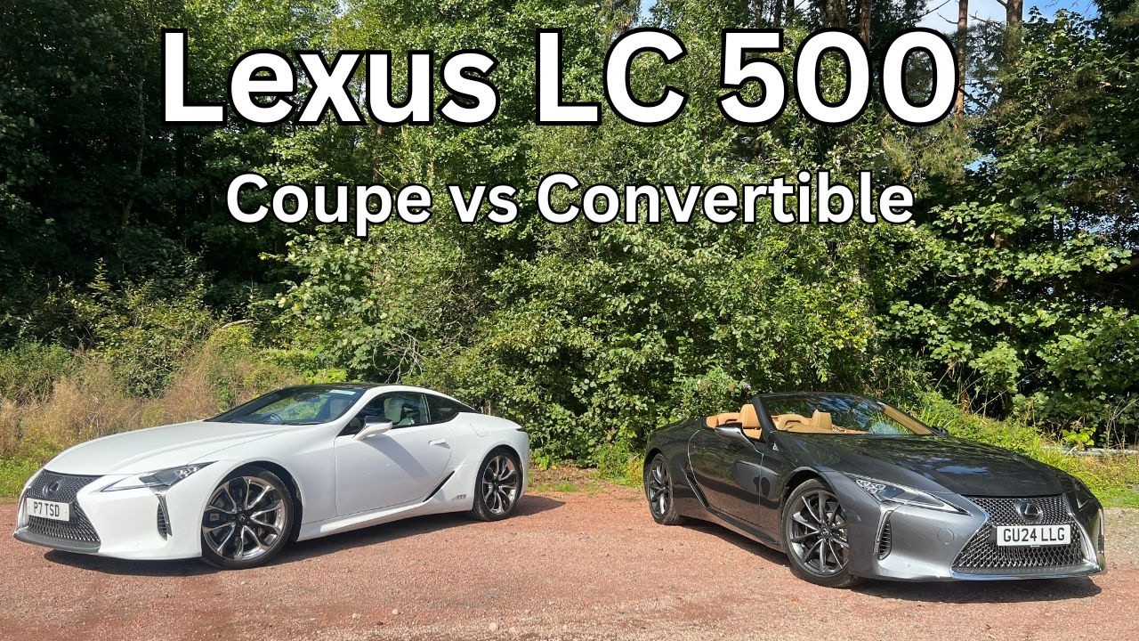 Lexus LC 500 Coupe vs Convertible Comparison (Geeky Detail) - YouTube