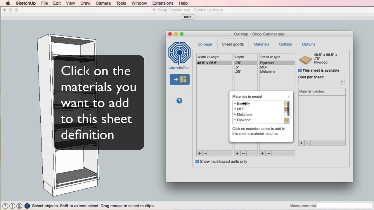 Define sheet material - YouTube