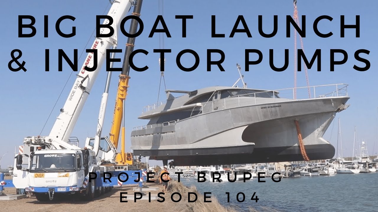 Launching a Wave Piercing Tri-Hull & D722 Kubota Genset Injector Pump ...