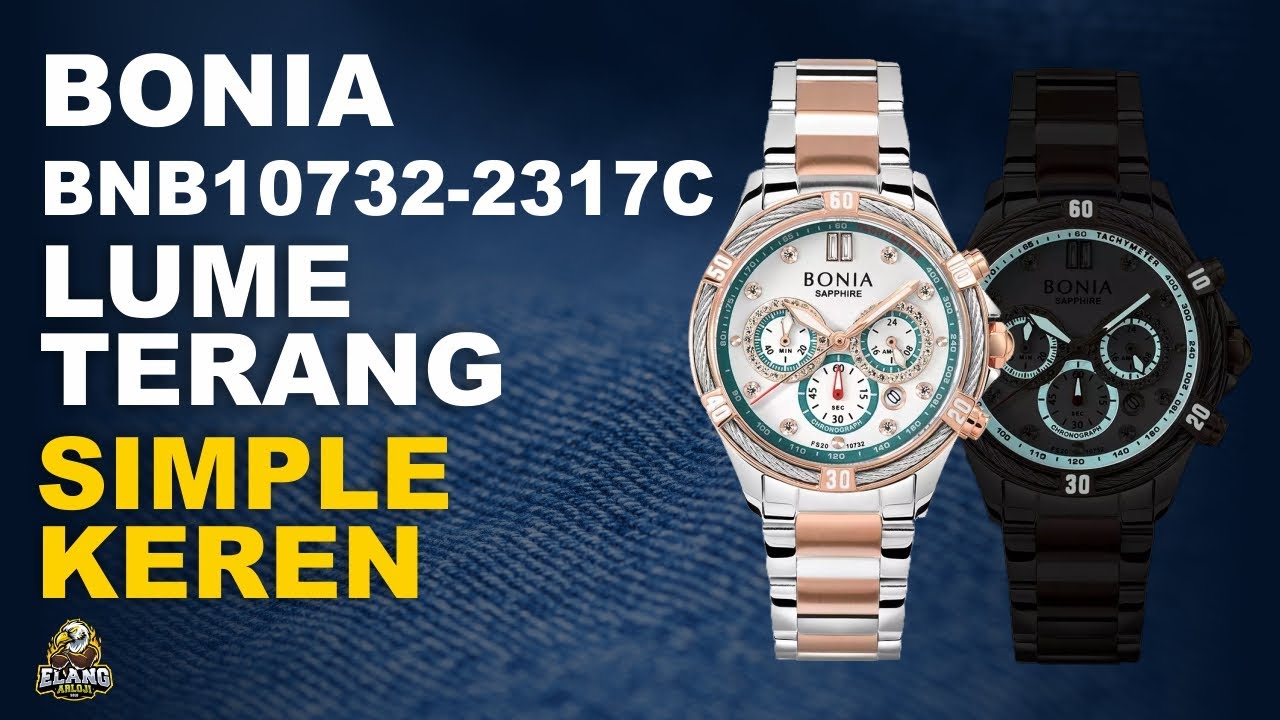 BONIA BNB10732-2317C : JAM BONIA LUME TERANG SIMPLE KEREN TERBARU (2023 ...