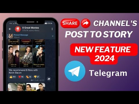 How to Repost a Channel's Post to Story in Telegram | New Feature 2024 ...