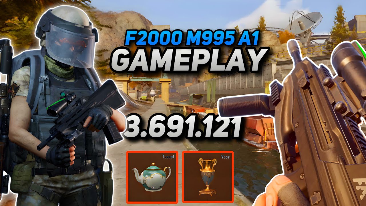 Playing with F2000 M995 A1 GAMEPLAY - Arena Breakout - YouTube