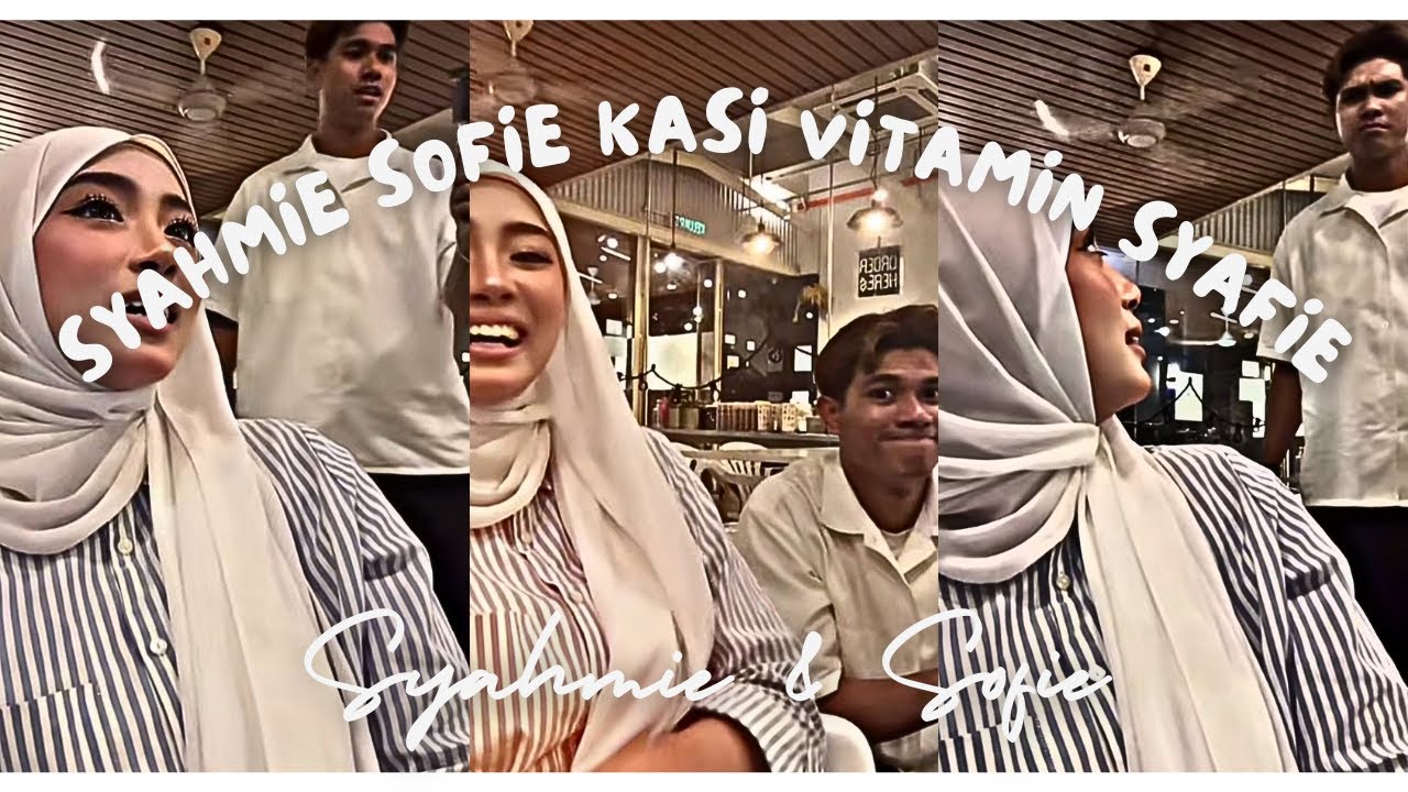 LIVE AI Sofie - Kanda Syahmie malukan Sofie Syer di Kedai Makan ? Sofie Blushing dengan Syahmie ...