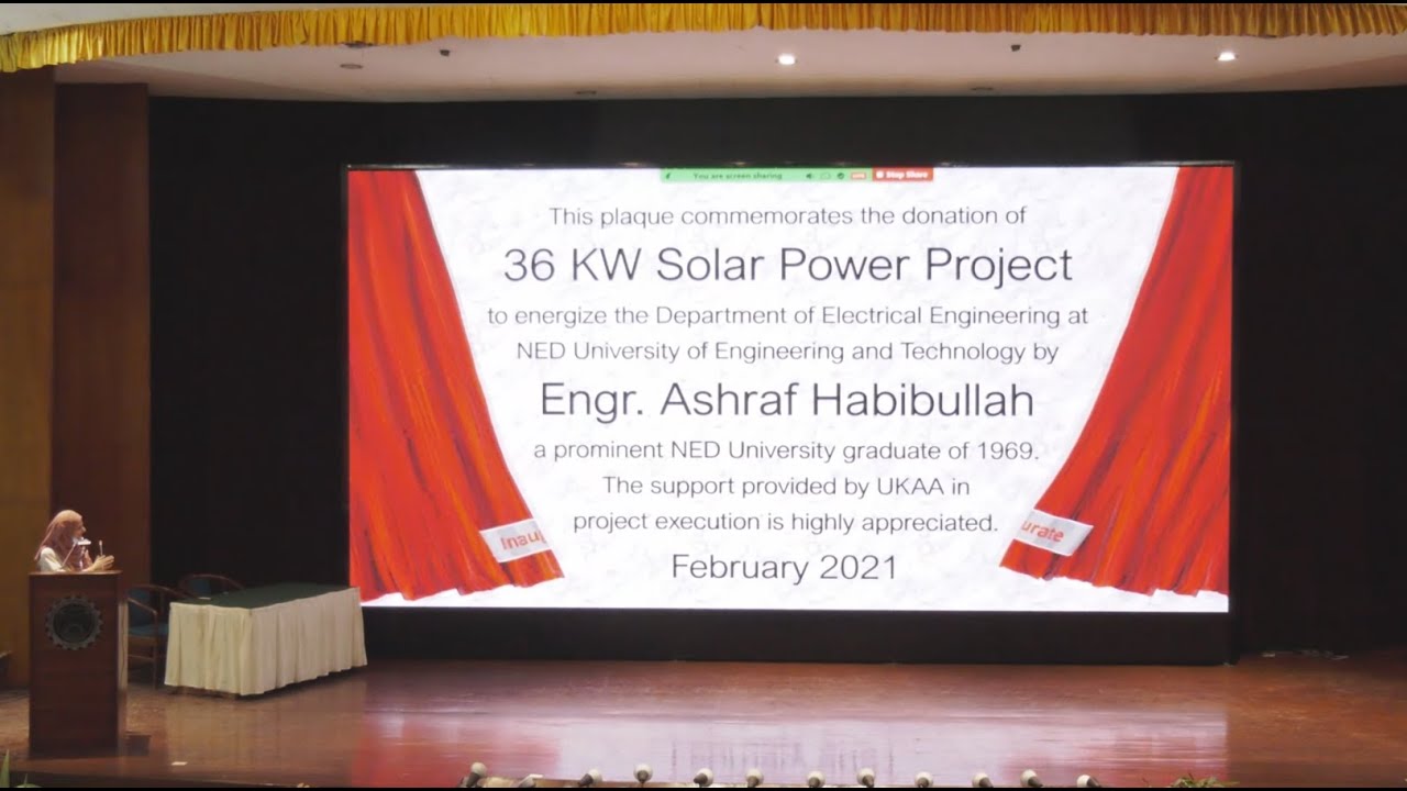 36 KW Solar Power project Inauguration Ceremony - YouTube